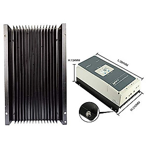 EPEVER 60A MPPT Solar Charge Controller 48V/36V/24V/12V Auto, Negative Ground Solar Controller Max 150V 4500W Input fit for Lead-Acid and Litium Battery