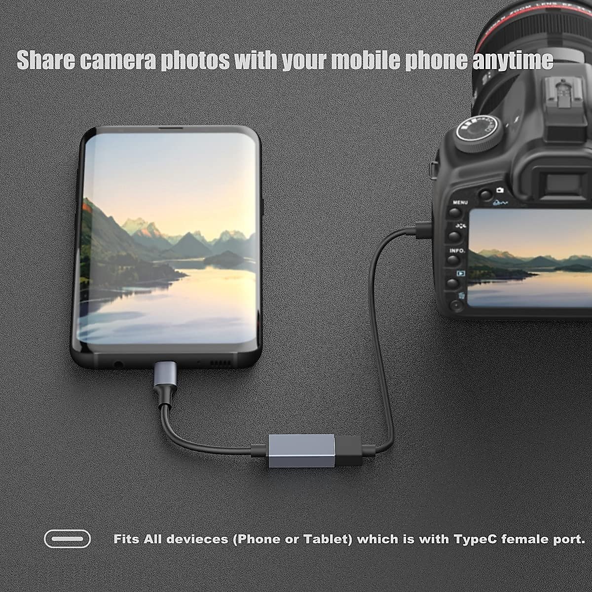 sunshot USB C to USB 3.0 Adapter [2 Pack],USB C to USB A Adapter, USB Type-C to USB,Thunderbolt 3 to USB Adapter OTG Cable for iPhone 15/15 Pro/15 Plus/15 Pro Max, MacBook Pro/Air, Galaxy S20 etc.