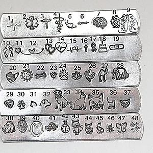 Stethoscope ID Tag - Ring - Littmann - Charm - Personalized Name Tag - Nurse Graduation Gift