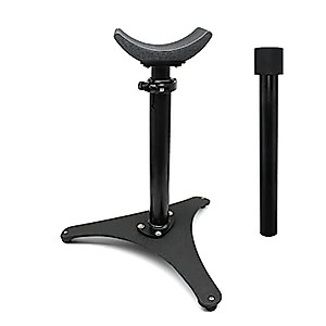 homcare Metal Hoof Stand with Adjustable Height Hoof Jack Farrier Stand Horse Hoof Stand Black