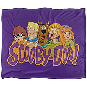 Scooby-Doo Scooby Gang Officially Licensed Silky Touch Super Soft Throw Blanket 50" x 60"