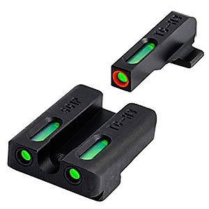 TruGlo Pro TFK TG13SG1PC Fiber Optic and Tritium Handgun Pistol Sight with Front Focus Lock, Fortress Finish Protection for Sig Sauer Pistols