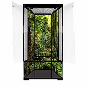 Carolina Custom Cages, BDH 18Lx18Wx42H Bio Deep Hybrid Terrarium; Easy Assembly