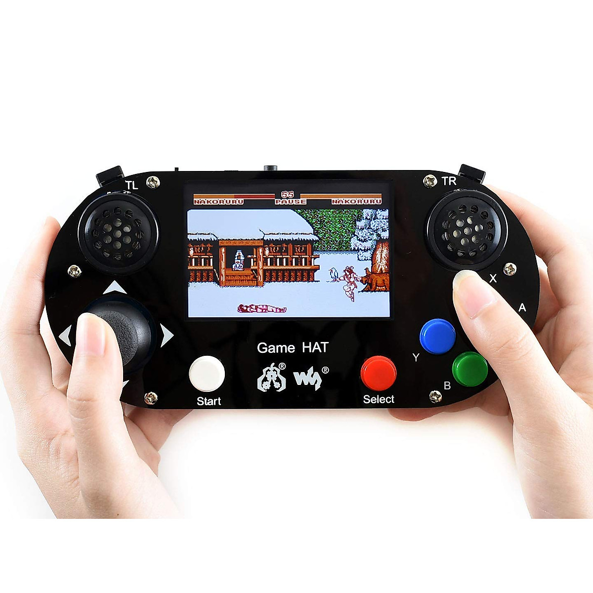Game HAT/Game Console/Gamepad Kit for Raspberry Pi A+/B+/2B/3B/3B+/Zero W with 3.5inch IPS Screen 480x320 60 Frame