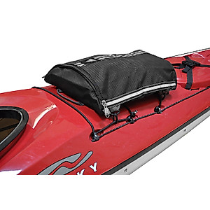 Seattle Sports Vinyl Coated Mesh Deck Bag for SUPs and Kayaks, Black