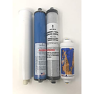 Microline 435 RO Pre & Post Filters With Compatible Replacement Membrane Kit