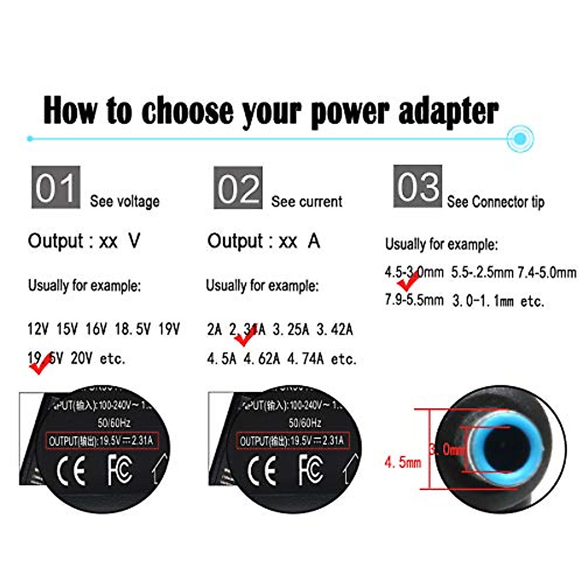 741727-001 710412-001 213349-109 Spare 45W Laptop Charger Compatible for HP Laptop Power Cord Including Pavilion X360 Envy X360 Spectre Elitebook 840 Chromebook ProBook Computer Notebook Replacement