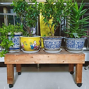 Wheel Plate Casters 50mm Swivel Caster Wheels 2 Inch 360 Degree Rotate Furniture Caster Wheel Replacement Caster,Desk Castors,Double Wheel,Chair Accessories,with Threaded Stem,4Pcs