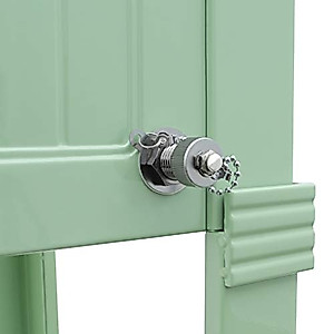 Permasteel PS-203F1-SAGE-AM 80 Quart Portable Rolling Patio Cooler, Sage