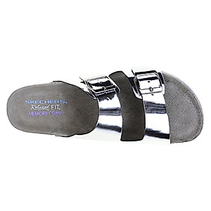 Skechers Women's Two Strap Relax Fit Memory Foam Sandal Size 9