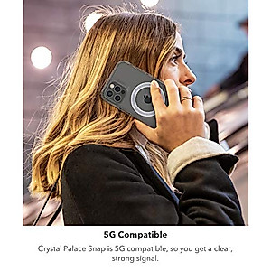 Gear4 ZAGG Crystal Palace Snap Case - Crystal Clear Impact Protection with MagSafe Compatibility for Apple iPhone 12 Mini (702007474)