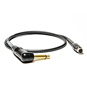 L6C-HDR Heavy Duty Right-Angle Cable Upgrade for Line 6 RELAY G50 G55 G90, Shure, AKG, & Sennheiser Wireless Transmitters - Made in the USA by Lucid Audio Project