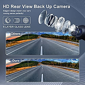 AISHAN Rear View Backup Camera Parking Assist Camera Compatible with 2010-2014 Ford F150,2015-2018 Ford Mustang Replace# BL3Z-19G490-B, EL3Z-19G490-D