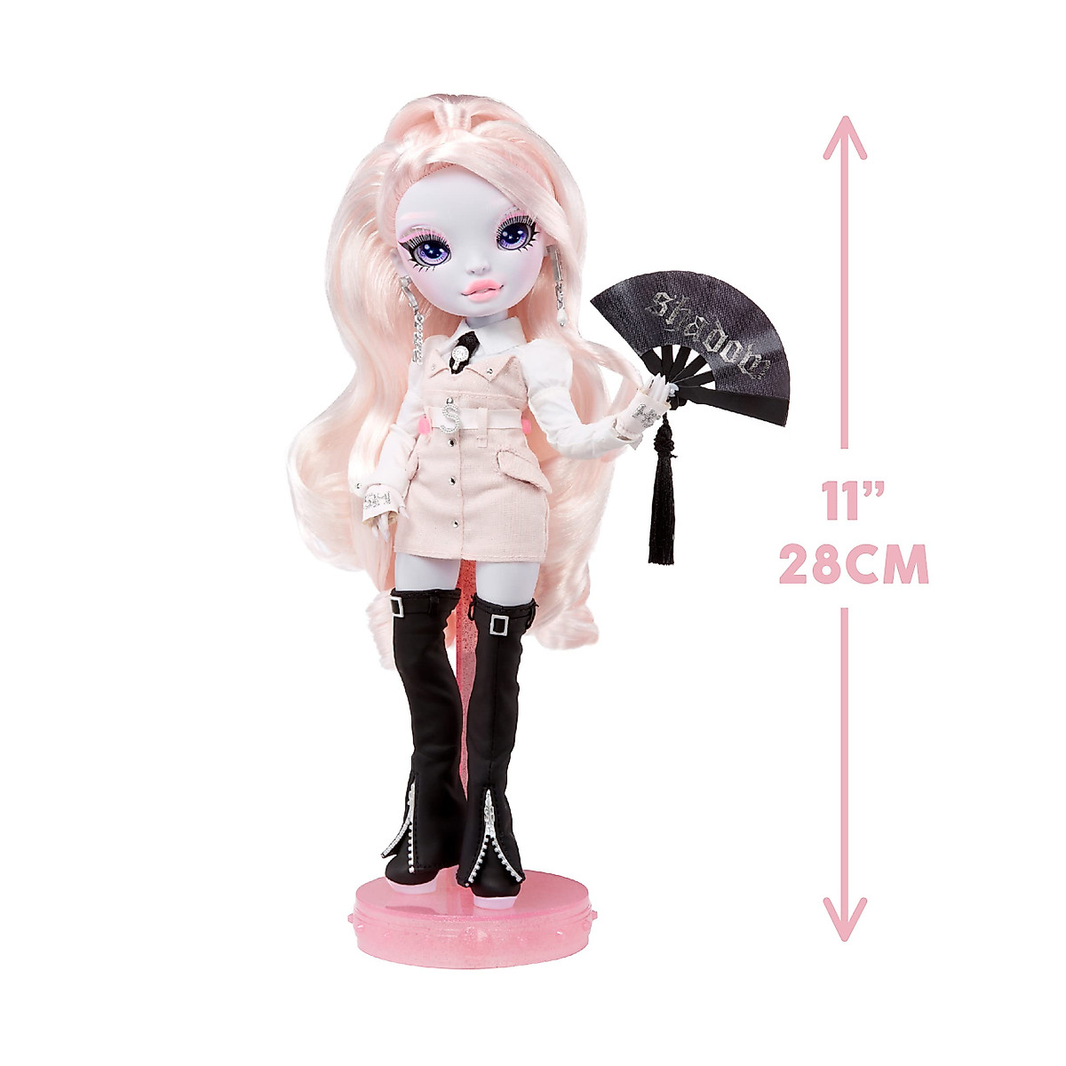 Rainbow High Shadow High Karla Choupette- Pink Fashion Doll. Fashionable Outfit & 10+ Colorful Play Accessories. Great Gift for Kids 4-12 Years Old & Collectors