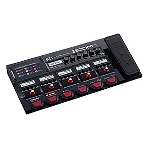 Zoom G11 Guitar Multi-Effects Processor with Expression Pedal, with Touchscreen Interface, 100+ Built in Effects, Amp Modeling, IR, Looper, Audio Interface for Direct Recording to Computer