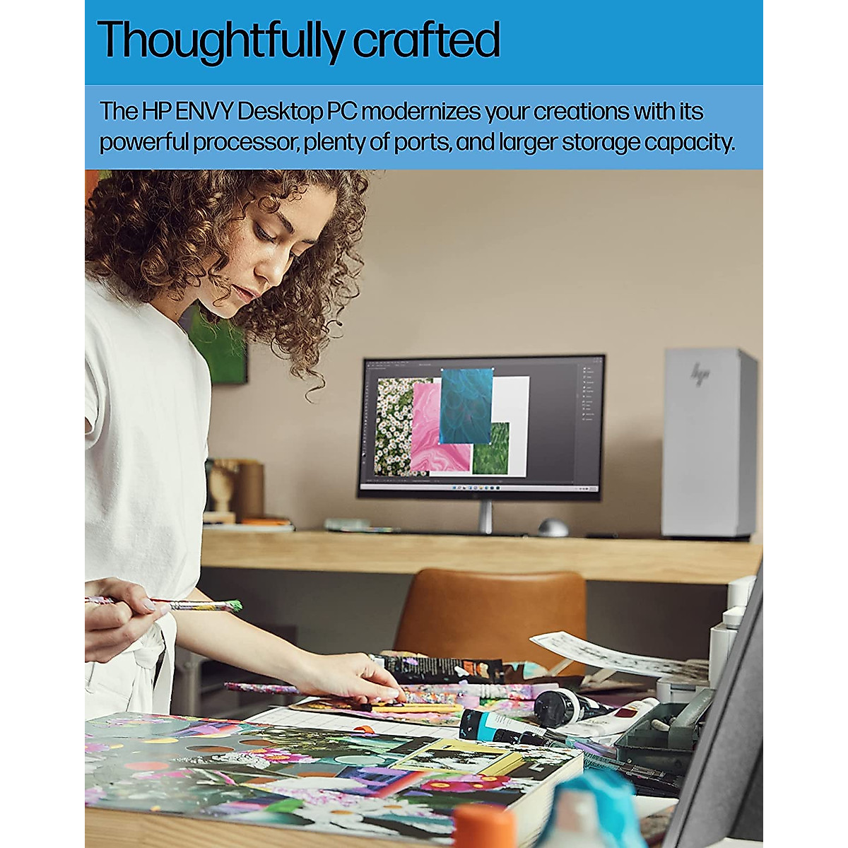 HP 2023 Newest Envy Desktop, Intel Core i9 12900 up to 5.1GHz, NVIDIA GeForce RTX 3070 Graphics, 64GB RAM, 2TB SSD, 2TB HDD, Wi-Fi 6, Bluetooth, Wired Keyboard & Mouse, Windows 11 Home