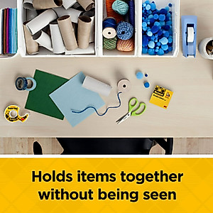 Scotch 136 Double-Sided Tape,w/Dispenser,Permanent,1/2-Inch x250-Inch,CL