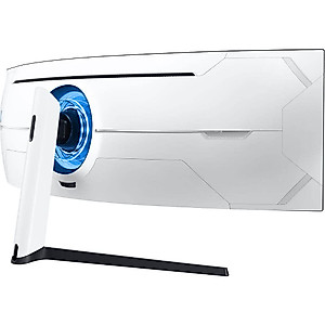 SAMSUNG 49" Odyssey Neo G9 Series G95NA 4K UHD Curved Gaming Monitor, 240Hz, 1ms, Mini LED Display, G-Sync and FreeSync Premium Pro, LS49AG952NNXZA, White & Black