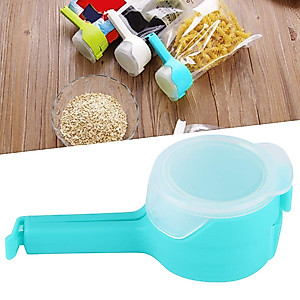Food Sealing Clip, Chip Bag Clip, PP Household Portable Food Storage Bag Clip Travel Snack Sealing Clip Kitchen Tools Accessory(Blue)