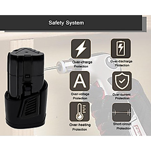 Fukuai 12V 2600mAh Replacement Battery for Craftsman Nextec 12 Volt Lithium Ion Battery, Power Tools Battery for Craftsman Nextec 9-11221 11221,fits Part Number 320.11221