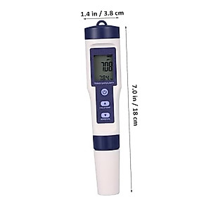 BUGUUYO Water Quality Tester Tds Meter Tds Water Tester Portable Water Tester Pool Salt Tester Salt Water Pool Testing Kit Water Ph Tester Aquarium Water Tester Pool Water Tester Plastic