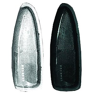 Recon 264120Bk Led Side Mirror Lens 2003-2007 Ford F250/F350 Super Duty & Excursion (2 Piece Set) - Smoked Lens