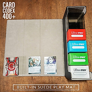 Guilt Free Gaming Card Codex 400+ | TCG Deck Storage - Holds Sleeved Cards, Deck Boxes, and More. Protection for your Collection
