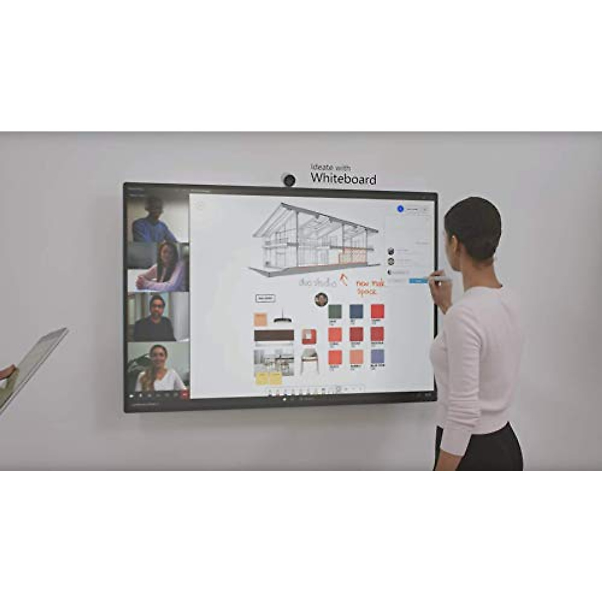 Microsoft Surface Hub 2 50" PixelSense Display + Mobile Stand, Intel Core i5, 8 GB RAM, 128 GB SSD (Hub)