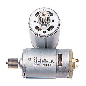 jiaruixin 12V390 20000RPM Electric Motor RS390 12V Motor Drive Engine Accessory for Kids Ride On Cars Children Ride on Toys Replacement Parts