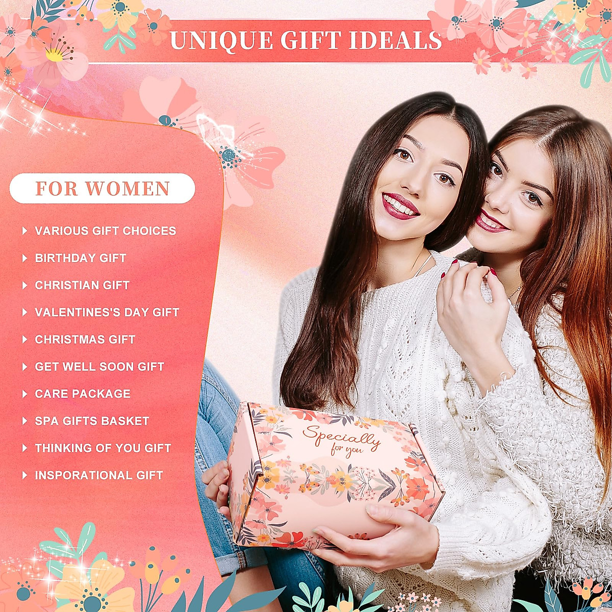 12PCS Christian Gifts for Women Faith,Inspirational Gifts for Women,Christian Birthday Gifts,Spiritual Religious Gifts, Get Well Soon Gifts for Mom,Friends,Sister,Wife,Girlfriends