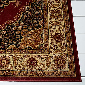 Home Dynamix Royalty Tansy Traditional Area Rug 7'8"x10'4", Oriental Red/Ivory