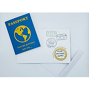 You're Jetting Off To Passport Travel Card Scratch To Reveal Your Personal Message Surprise Gift
