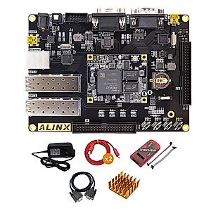 ALINX AX7102 AX7202 FPGA Dev Board Kit AMD Artix 7 XC7A100T XC7A200T 1GB DDR3 16 MB QSPI Flash Gigabit Ethernet 2 SFP VGA Uart RS232 Video Image Processing Xilinx A7 100T 200T FPGA Development Board