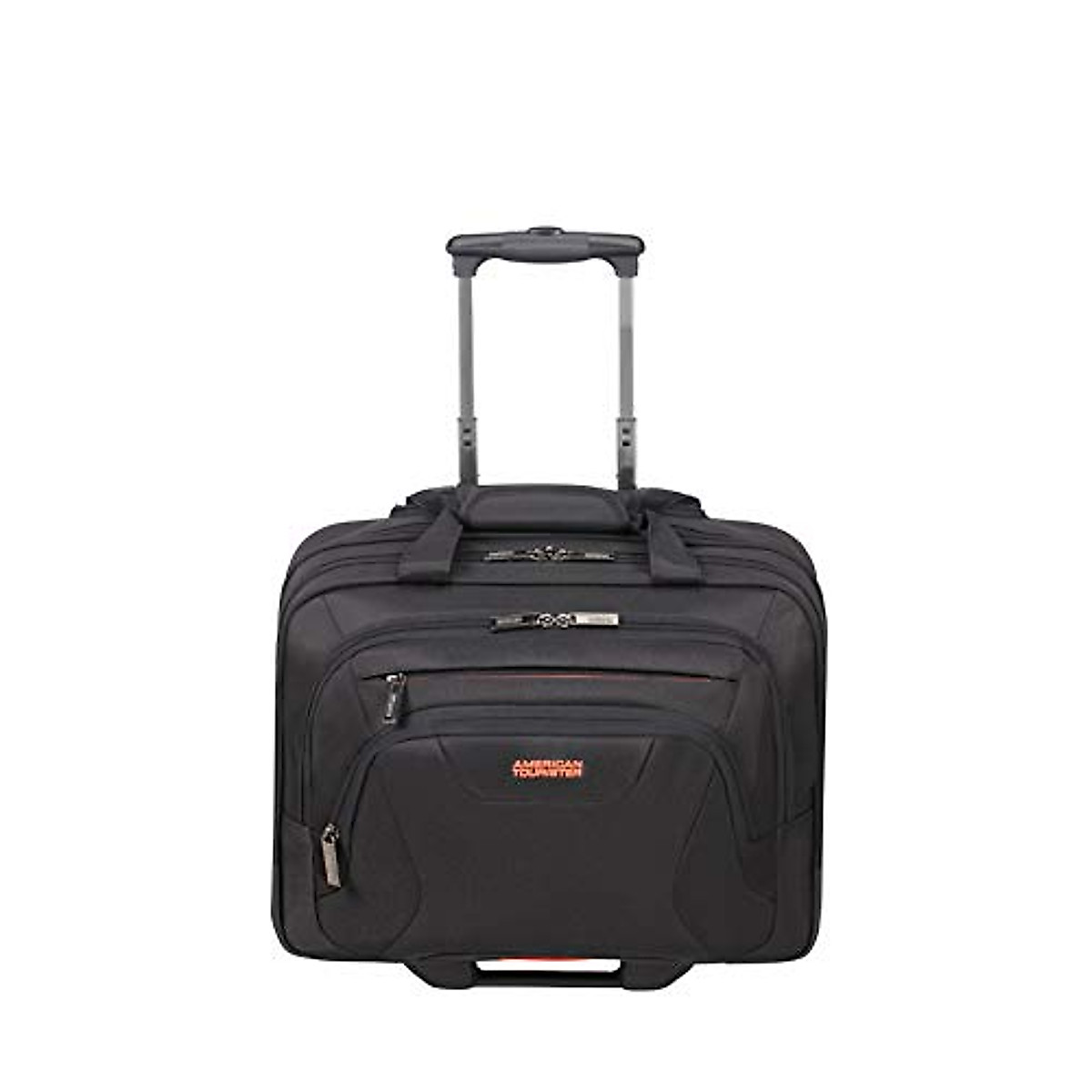 American Tourister Roller Case, Black (Black/Orange), 44 Centimeters