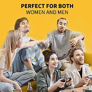 24K Gold Eye Masks for Dark Circles and Puffiness 70PCS, Under Eye Patches Gel Pads for Puffy Eyes Treatment w/Collagen, Caffeine, Peptides for Eye Bags Treatment, Gel Eye Mask Skincare