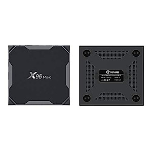 Android TV Box 9.0 TTV Box X96 Max+ Smart TV Box Amlogic S905X2 Quad Core 4GB 64GB Support USB 2.4G WiFi BT 1000M 4K Media Player Set top Box [2020 New]