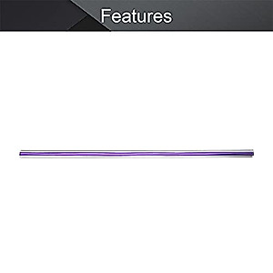 Fielect Deep Purple Straight Line Acrylic Round Rod Standard Plexiglas PMMA Bar Tolerance for DIY 8mm Diameter 250mm Height 1Pcs