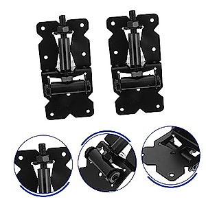 2pcs Fence Hinge Heavy Duty Leash Gate Hinges for Wooden Fences Heavy Duty Stainless Steel Hinges Door Hinges Barn Hinges Metal Hinges Self Closing Gate Hinges Hinges Bolt