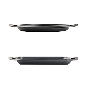 Tramontina Pre-Seasoned Grill and Griddle Set Cast Iron 2 Pack, 80131/042DS
