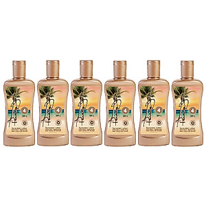 Panama Jack Sunscreen Tanning Lotion - SPF 4, PABA, Paraben, Gluten & Cruelty Free, Antioxidant Moisturizing Formula, 6 FL OZ (Pack of 1)