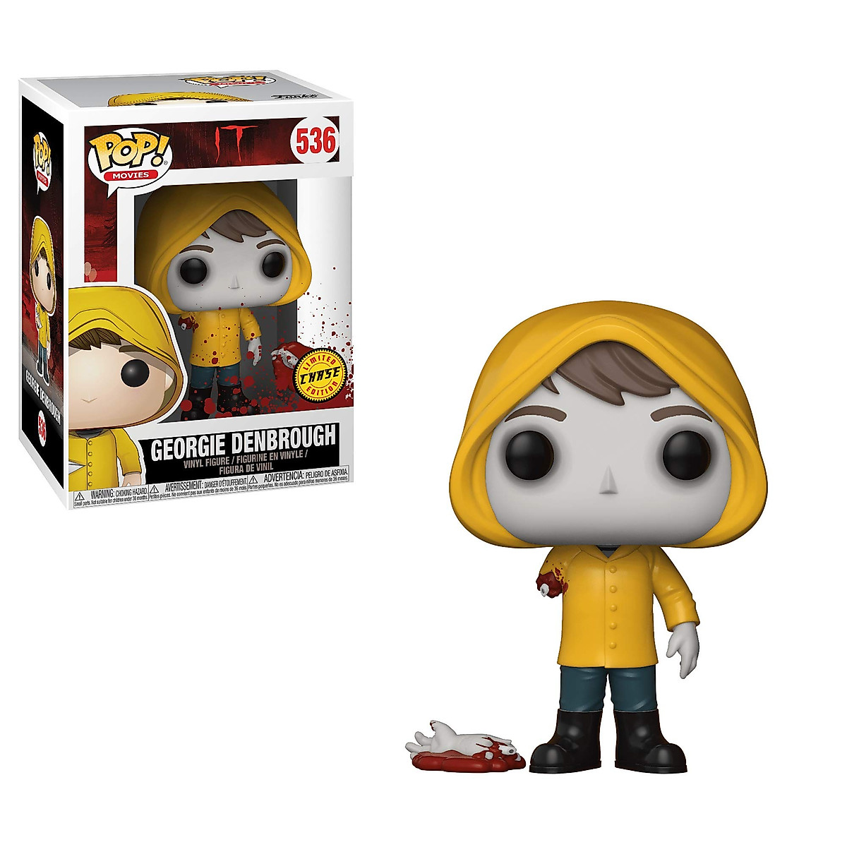 Pop Funko Movies IT Georgie Denbrough 3.75" Chase Vinyl Figure