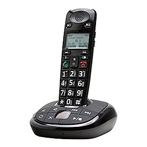 ClearSounds A700 Amplified Cordless Phone with Answering Machine - Supports DECT 6.0 Frequency, Multi-Line Operation, AC Power and Battery Operated