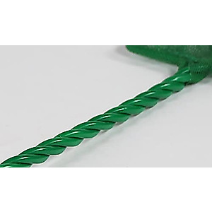 PENN-PLAX Quick-Net Aquarium Fish Net – Durable, Strong, and Safe – Color May Vary (Blue or Green) – 2” x 1.75” Net – 10” Handle