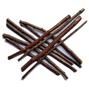 sharllen 100g (3.5oz) Apple Sticks Pet Snacks Chew Toys for Guinea Pigs Chinchilla Squirrel Rabbits Hamster