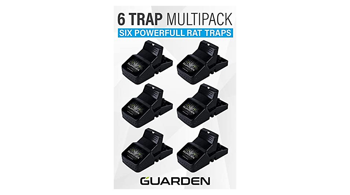 Rat Traps That Work (6 Pack) - Easy to Bait and Set, Rat Traps Indoor ...