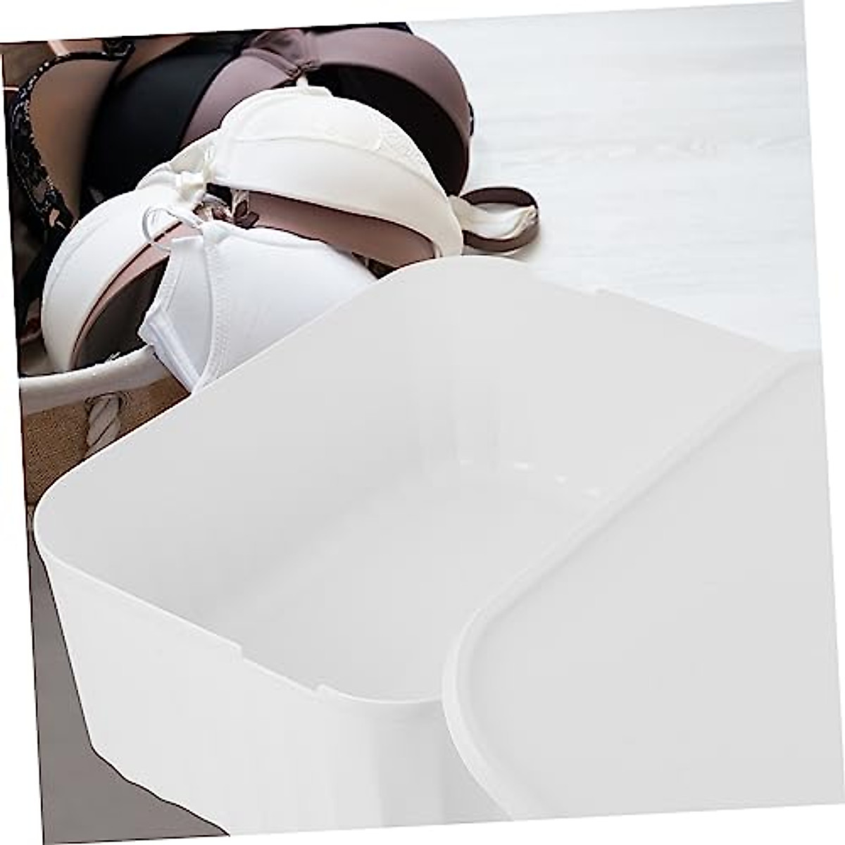Cabilock 1pc Underwear Storage Box Belt Plastic Container Plastic Compartment Organizer Box Desk Drawer Containers with Lids Bra Compartment Organizer Closet Underwear Organizer Socks Case
