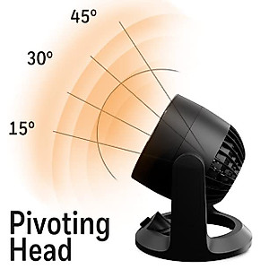Honeywell Turbo Force 2-in-1 Personal Fan and Heater with 4 Settings Adjustable Head Up to 45° Overheat Protection HHF540 (Refurbished)