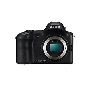 Samsung Galaxy NX EK-GN120ZKZXAR Galaxy Wireless Smart Android 4G 20.3MP Camera (Body Only) (Black)