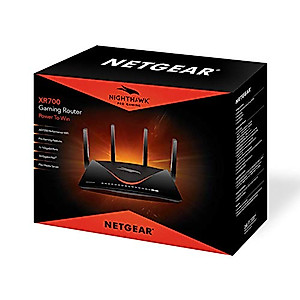 NETGEAR Nighthawk Pro Gaming XR700 WiFi Router with 6 Ethernet Ports and Wireless Speeds Up to 7.2 Gbps, AD7200, Optimized For The Lowest Ping