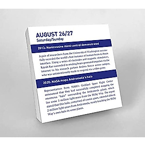 2023 This Day in Science Boxed Calendar: 365 Groundbreaking Discoveries, Inspiring People, and Incredible Facts (Daily Calendar, Office Desk Gift for Him or Her)